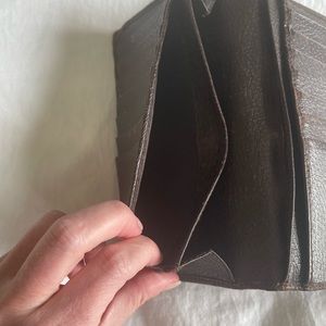 Gucci | Bags | Gucci Long Wallet With Snap Closure Lays Flat | Poshmark